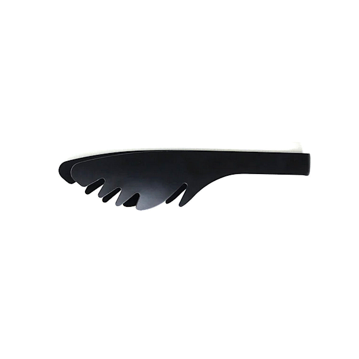 Serving tongs serrated stainless steel matt black | FD STYLE | Japanmade